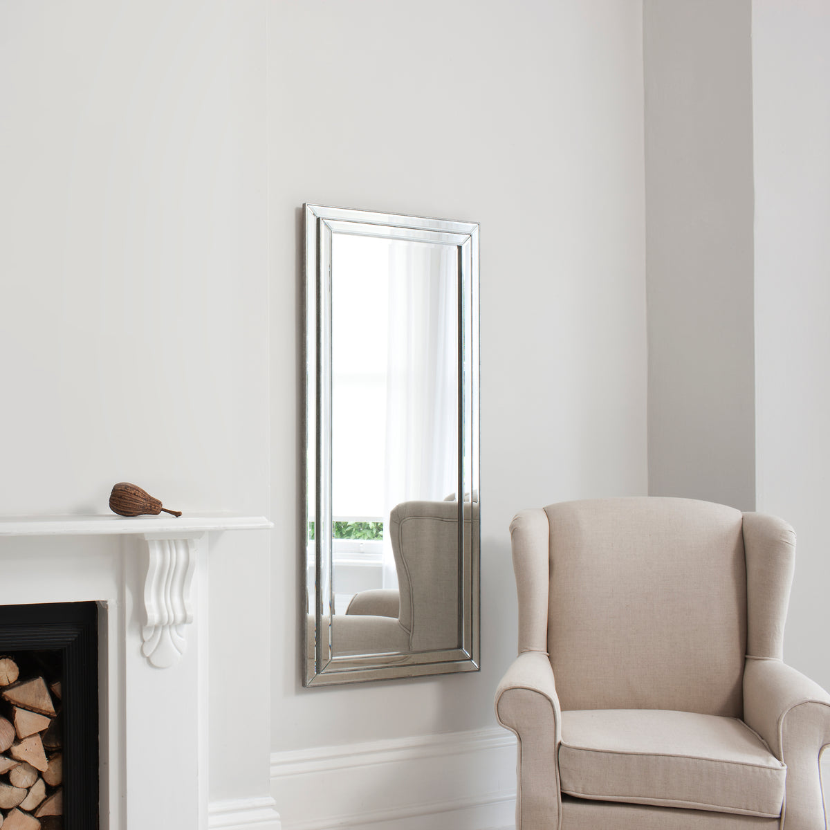 Amos Two step mirror framed leaner mirror – Amos Lighting + Home