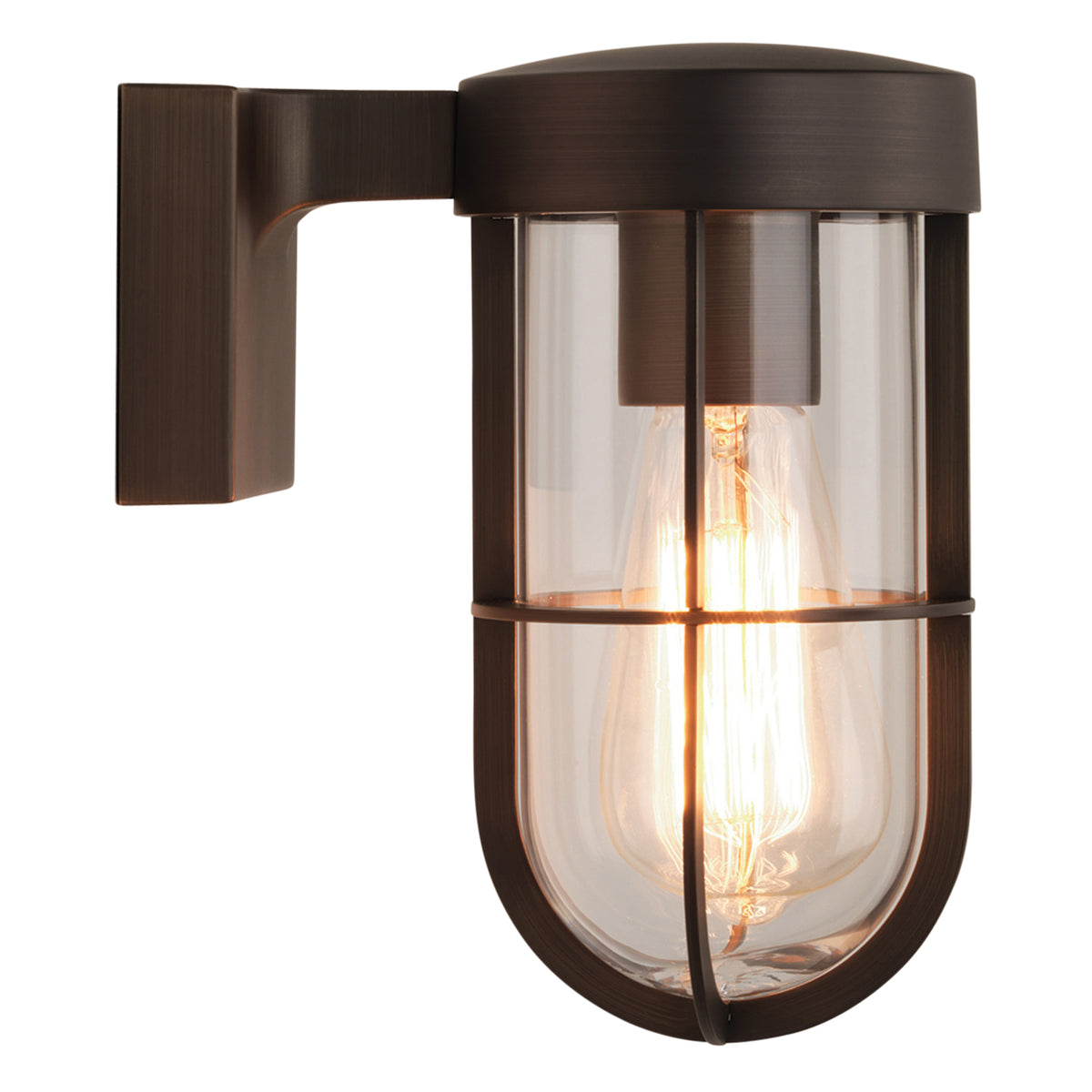 Astro Cabin Wall Bronze Outdoor Wall Light – Amos Lighting + Home