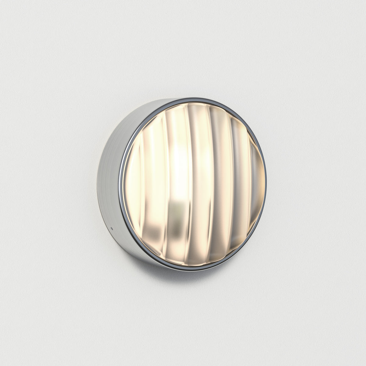 Astro Montreal Round 220 Brushed Stainless Steel Outdoor Wall Light ...