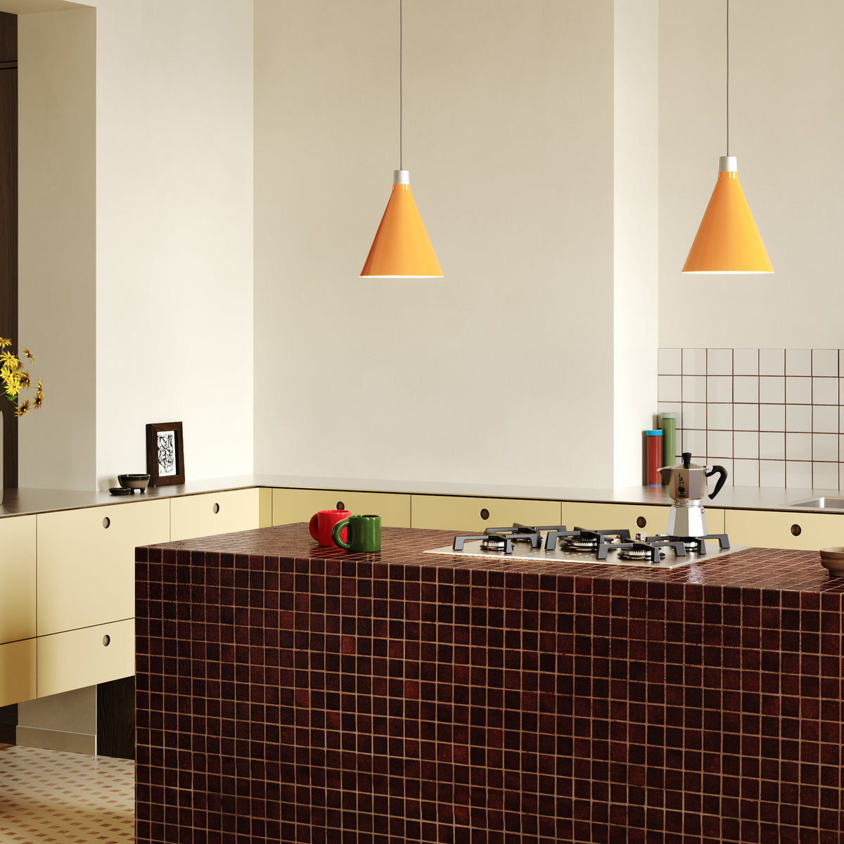 Tala Bower Pendant Light Small Yellow with Sphere III Bulb – Amos ...