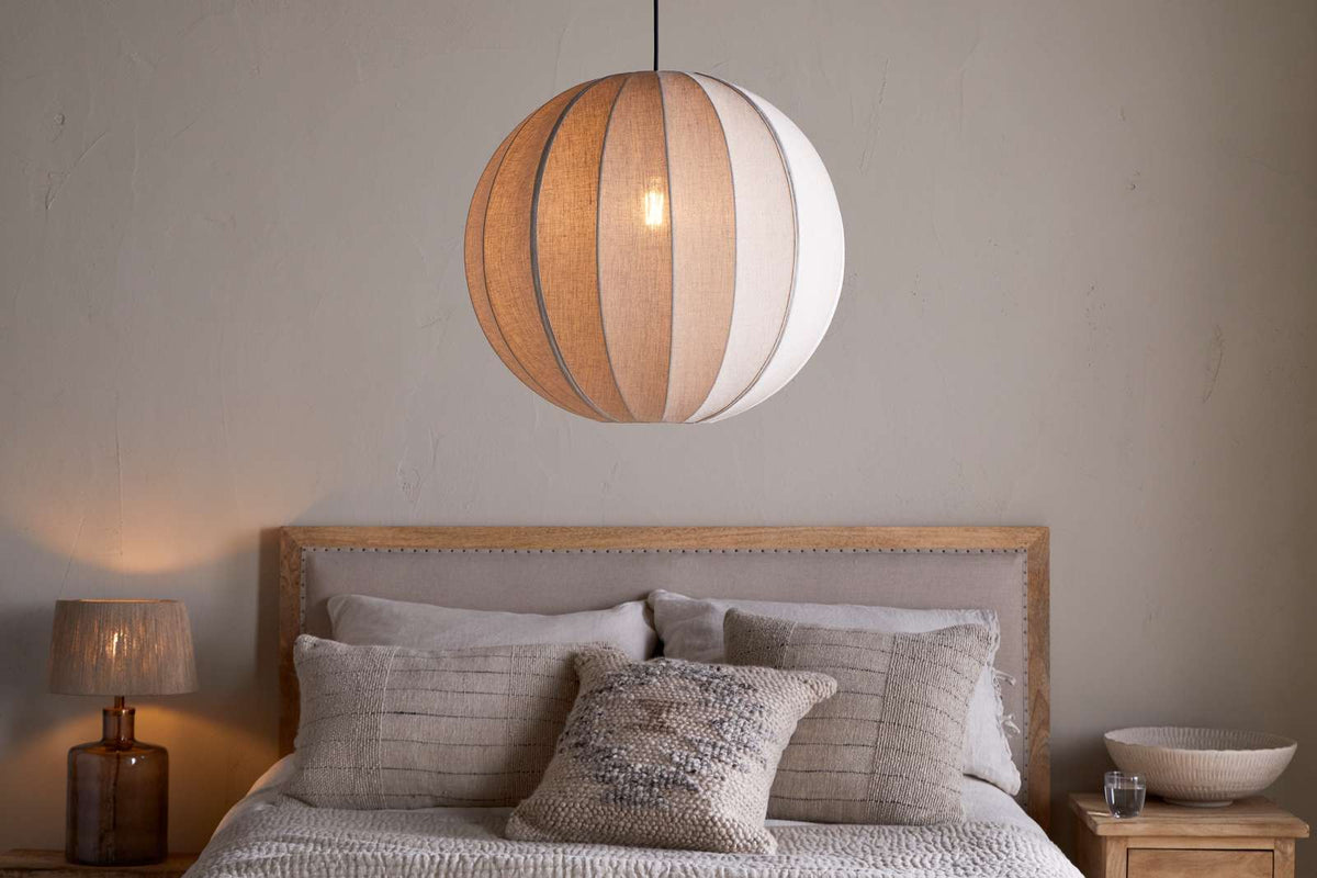 Nkuku Dharini Linen Lampshade – Amos Lighting + Home