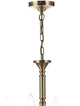 Dar Ambassador 8 Light Chandelier - Antique Brass – Amos Lighting + Home