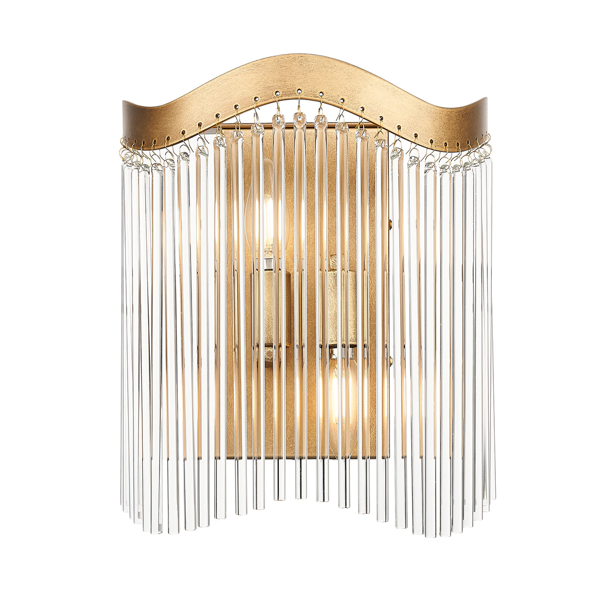 Franklite Harp Wall Light in Aged Brass – Amos Lighting + Home