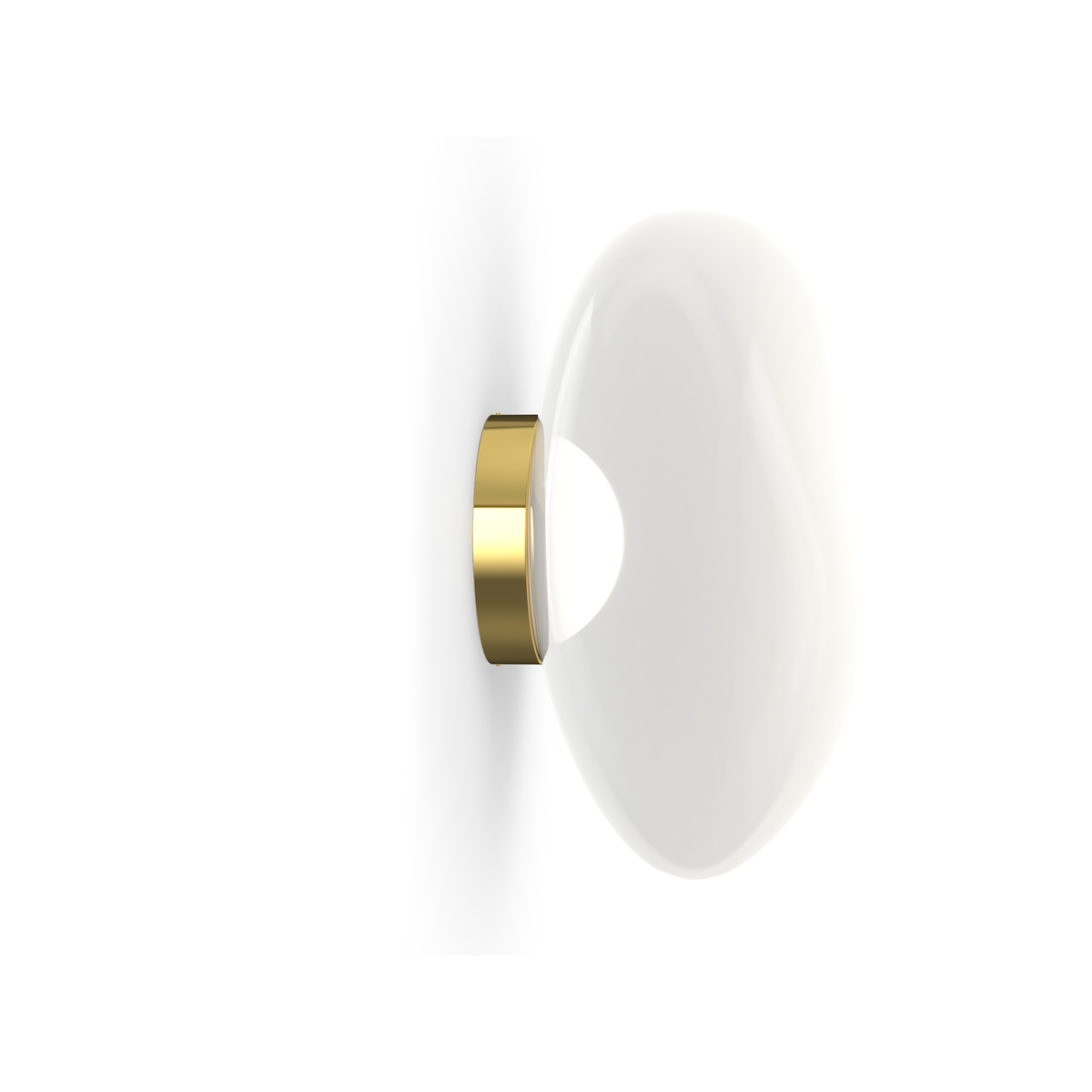Tom Dixon Melt Surface Opal/Gold LED - Versatile Designer Wall Light ...