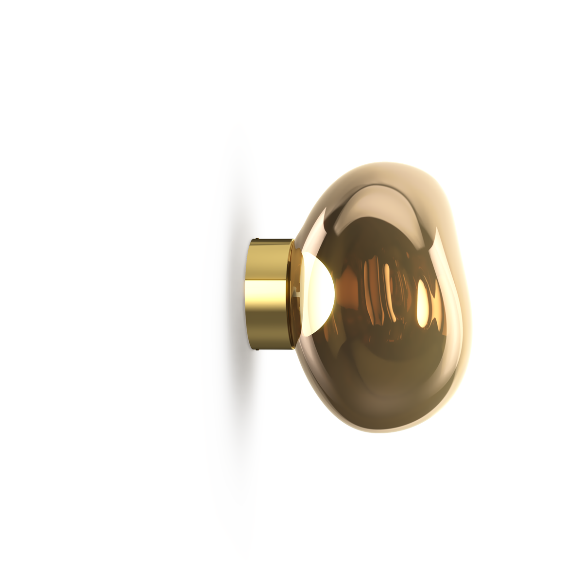 Tom Dixon Melt Surface Mini Bronze LED - Compact Designer Wall Light ...