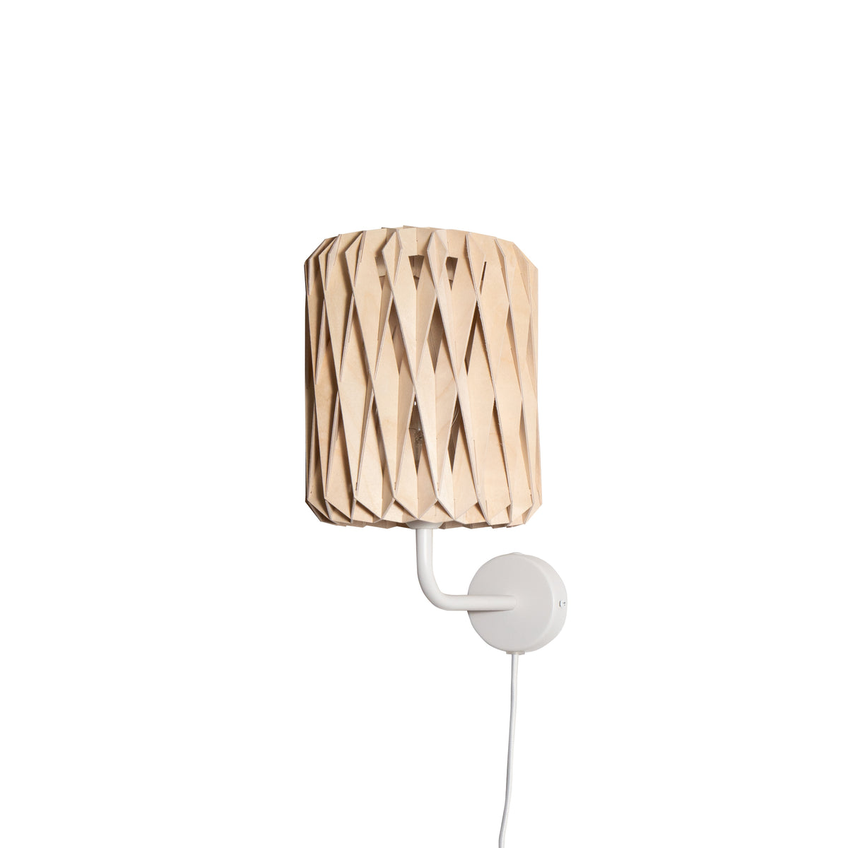 Pilke Signature Arm Wall Light Birch – Amos Lighting + Home