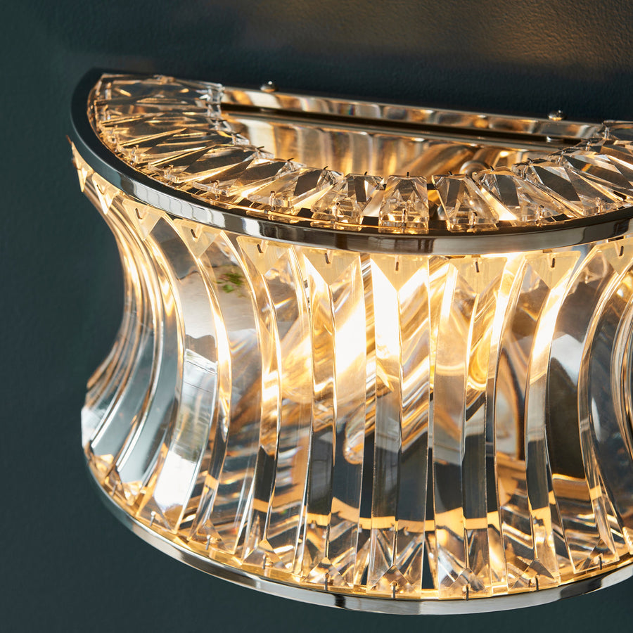Amos Concave Crystal Wall Light – Amos Lighting + Home