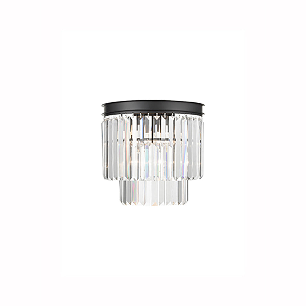 Franklite Perdita Matt Black Chandelier Wall Light – Amos Lighting + Home