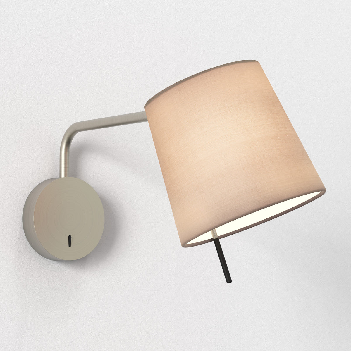 Astro Mitsu Swing Arm Base Matt Nickel Interior Wall Light – Amos ...