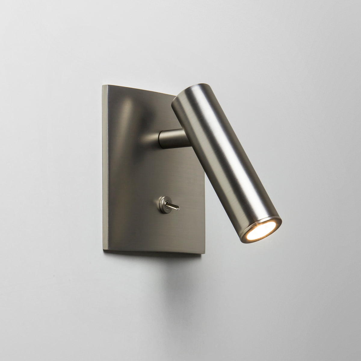 Astro Enna Recess Square Switched LED Matt Nickel Interior Reading Lig ...