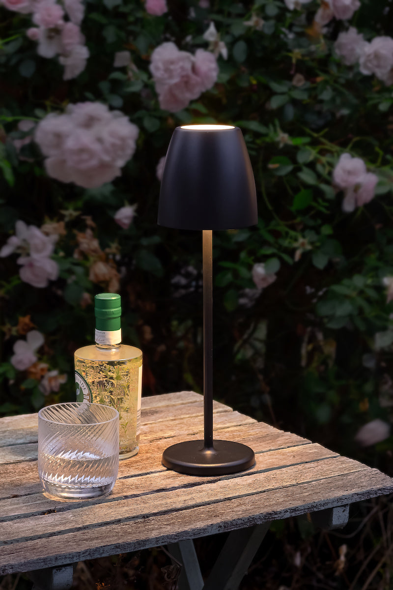 Dar Munich Rechargeable USB Outdoor Table Lamp IP54