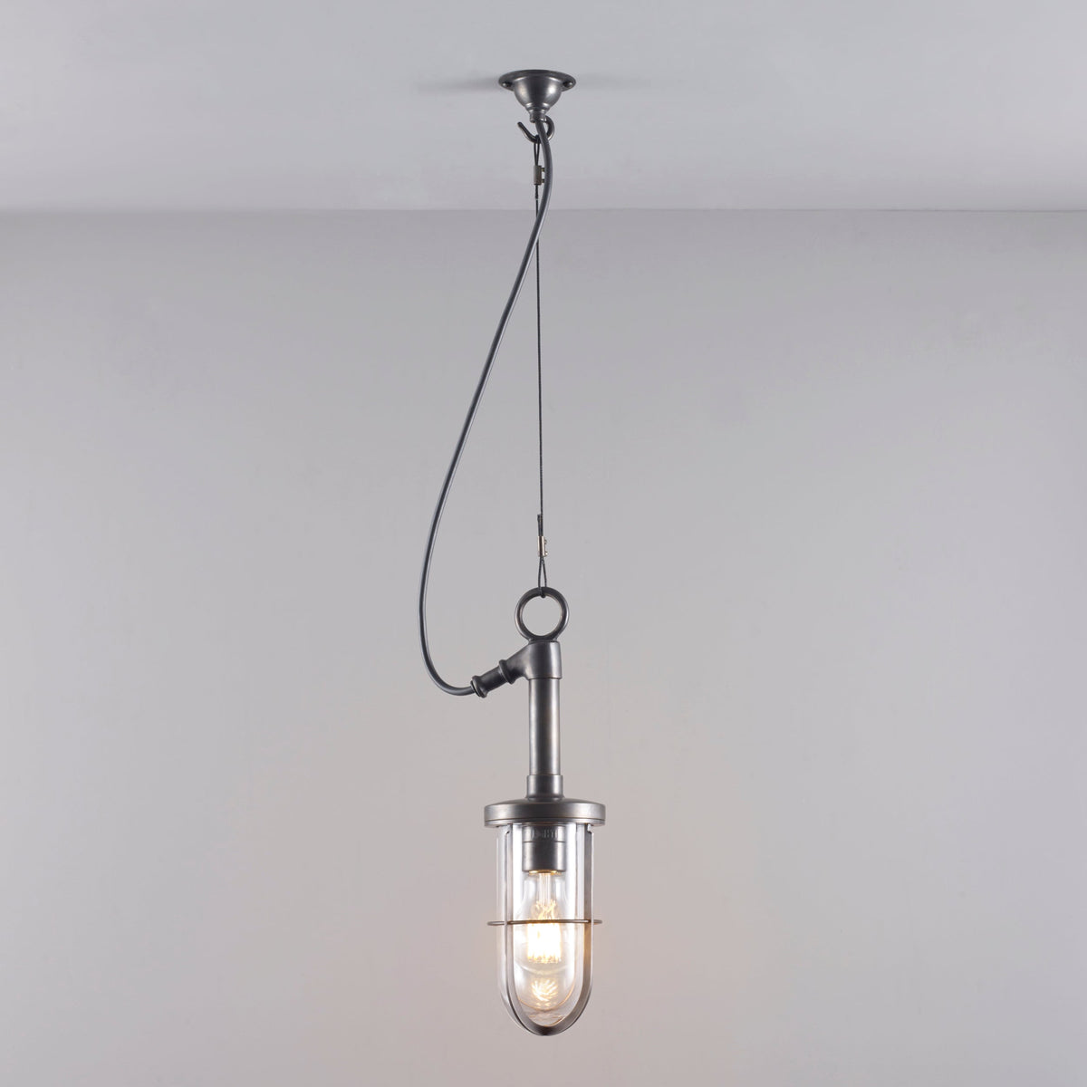 Davey Lighting Ship's Well Glass Bathroom Pendant IP44 – Amos Lighting ...