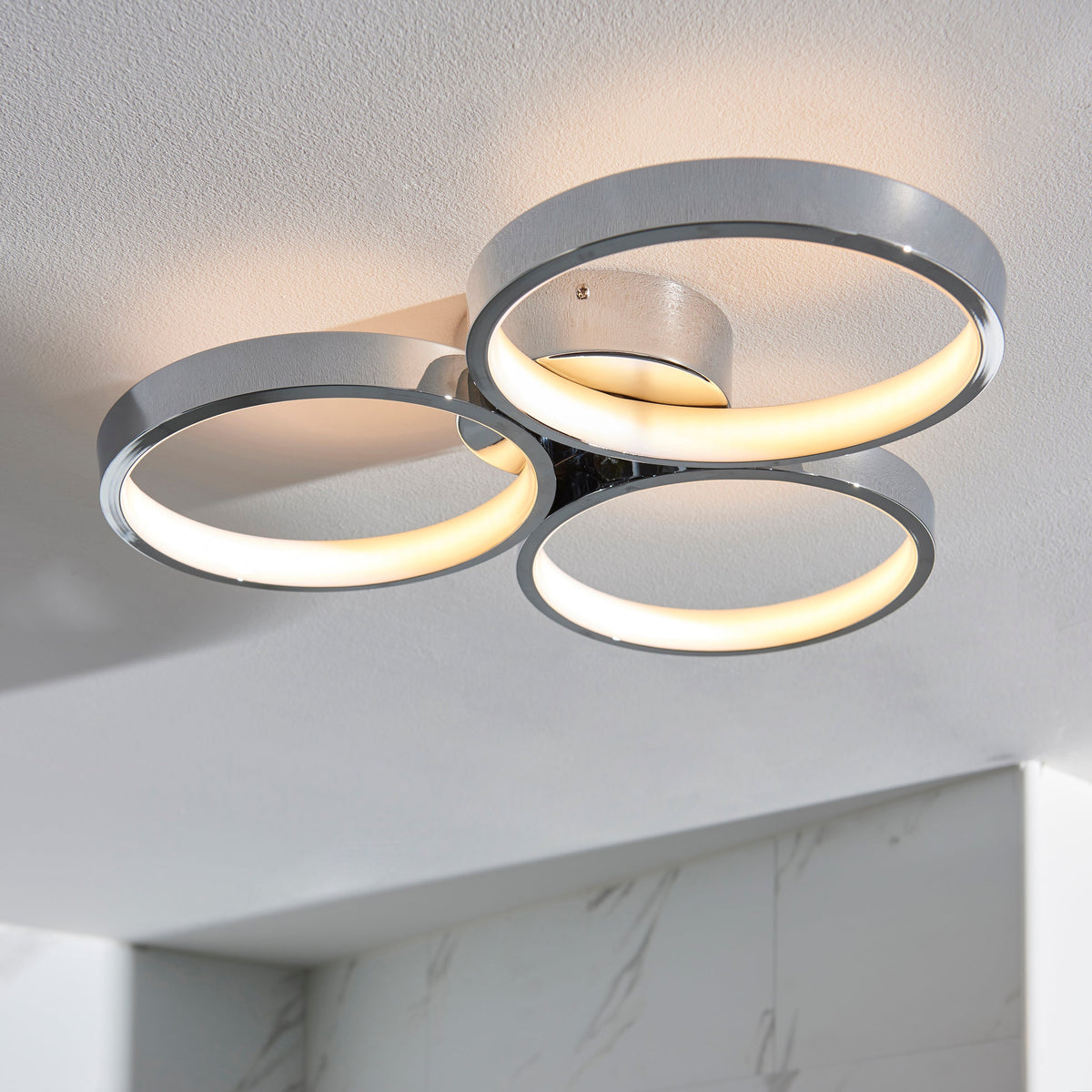 Endon Radius Bathroom Ceiling Light – Amos Lighting + Home