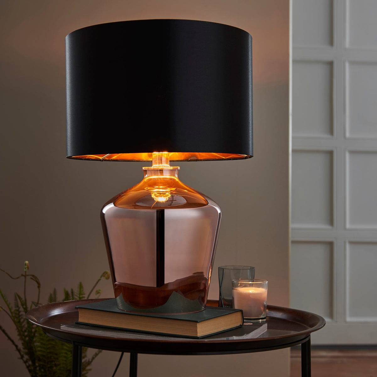 Endon Waldorf Table Lamp Copper – Amos Lighting + Home