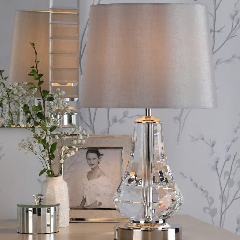 Laura Ashley Humby Touch Table Lamp with Shade – Amos Lighting + Home