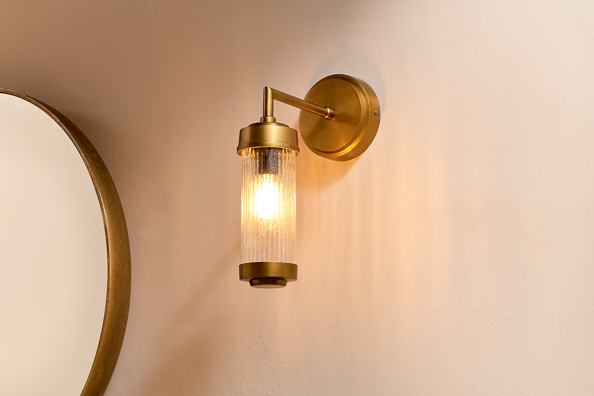 Nkuku Akurdi Bathroom Single Wall Lamp – Amos Lighting + Home