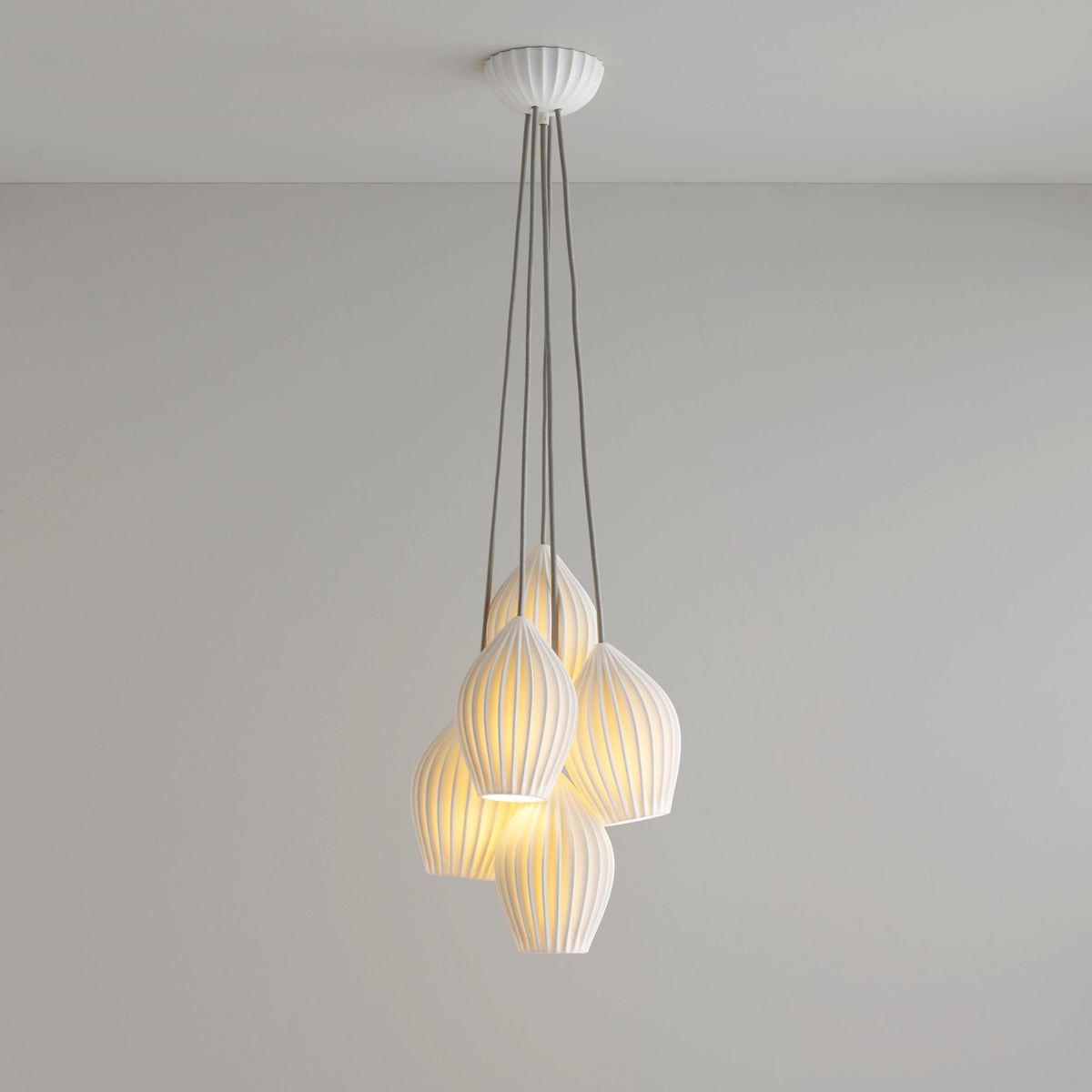 Original BTC Fin Pendant Grouping of 5 – Amos Lighting + Home