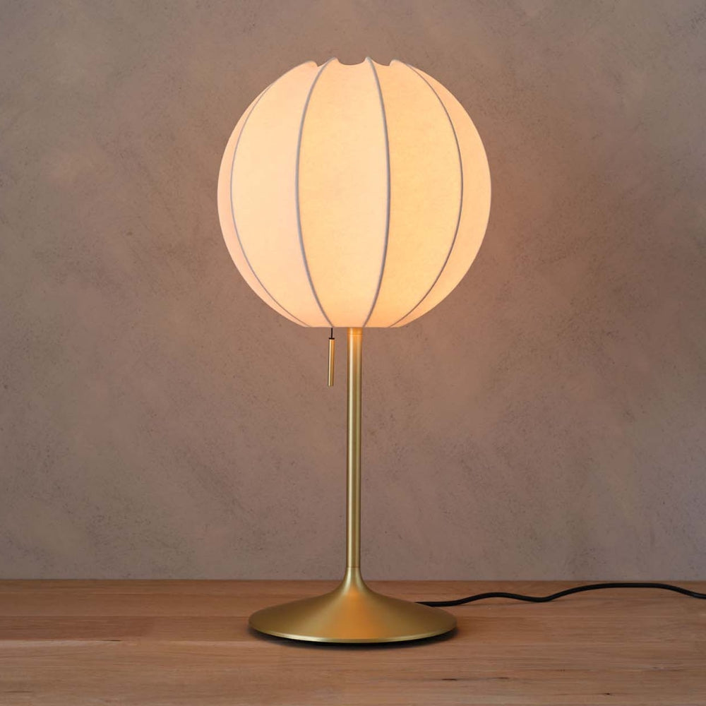 Shropshire Shades Fibre Globe Table Lamp | Handmade Silk Lamp – Amos ...