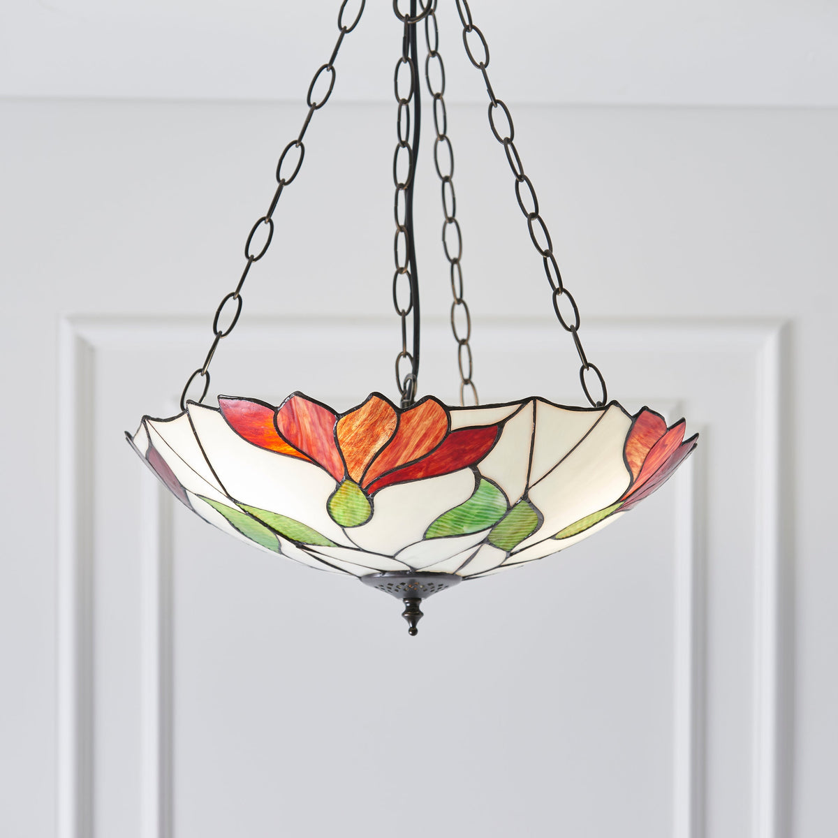 Tiffany Botanica Inverted Chandelier | Modern Floral – Amos Lighting + Home