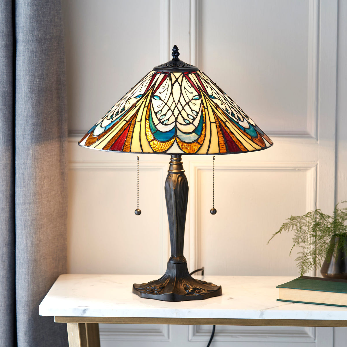 Tiffany Hector Table Lamp | Paris Metro Art Nouveau – Amos Lighting + Home