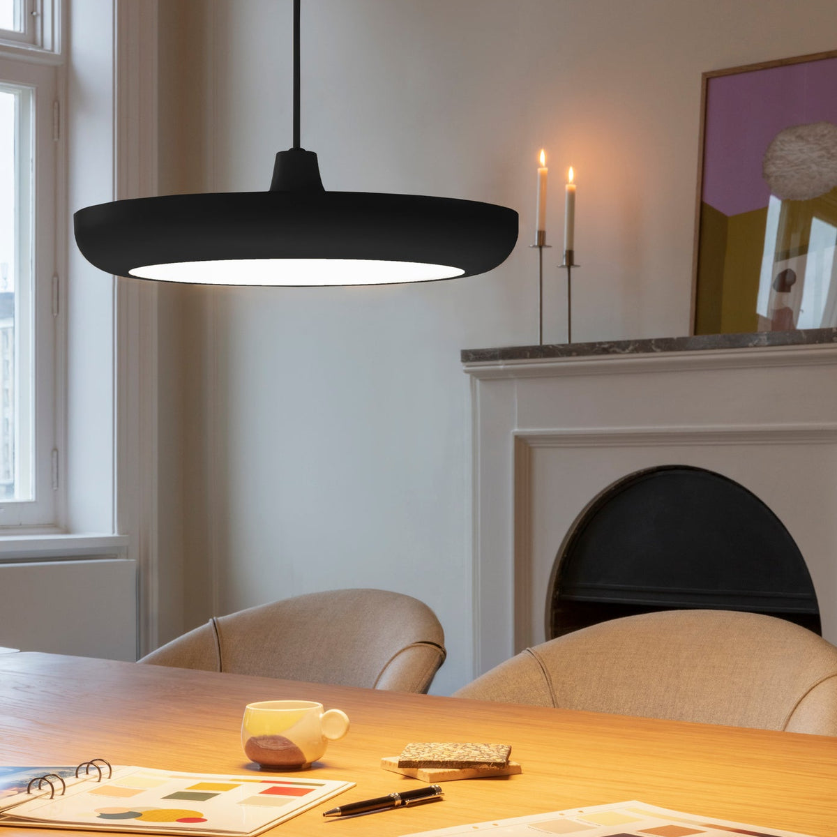 Umage Cassini Pendant Medium, Black – Amos Lighting + Home