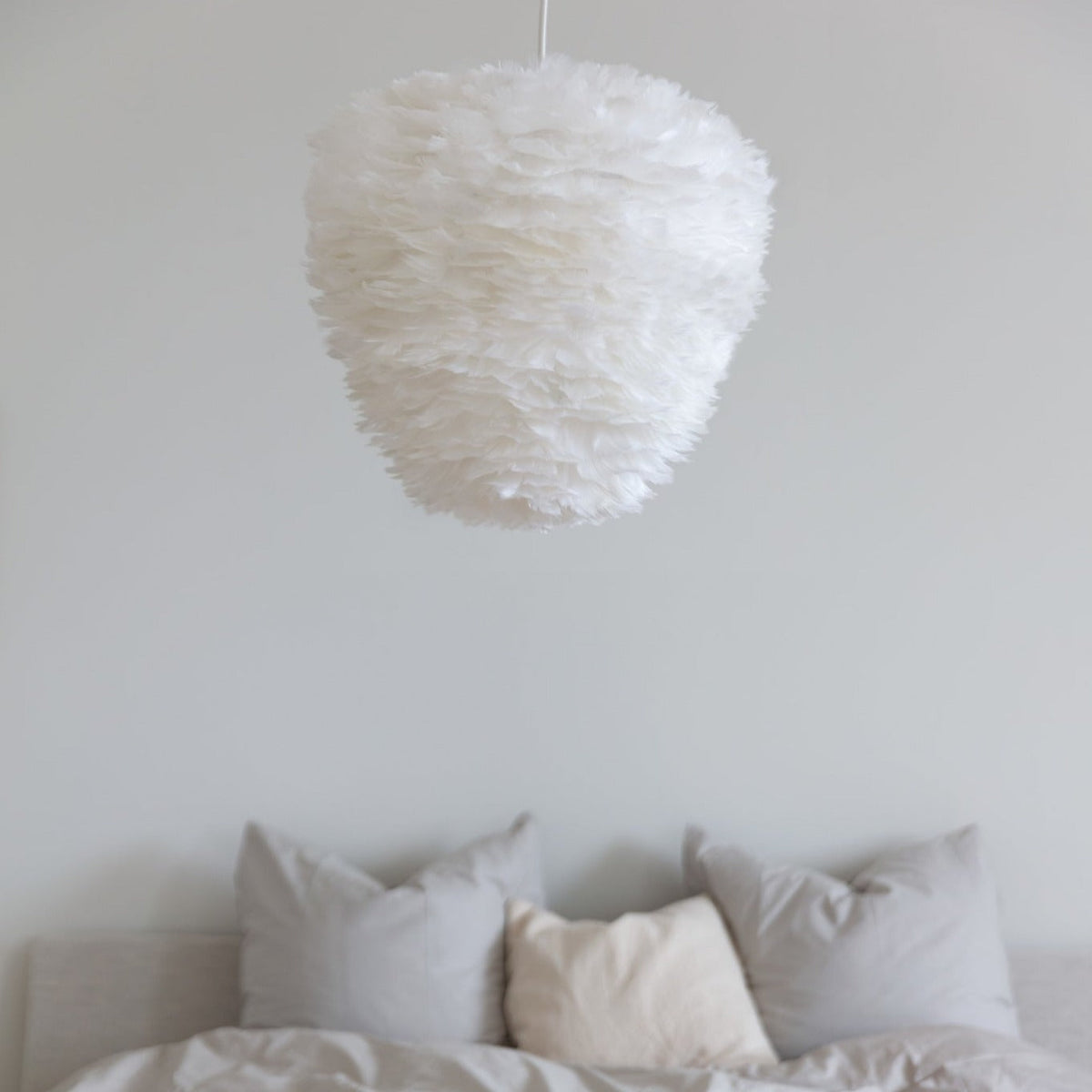 Umage Eos Evia Large White Feather Shade – Amos Lighting + Home